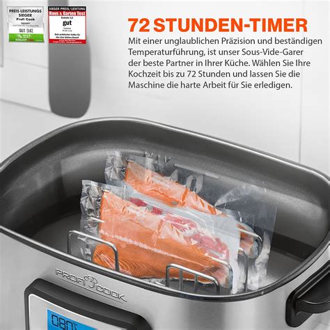 Proficook ProfiCook Sous Vide Garer PC-SV 1112 edelstahl/schwarz
