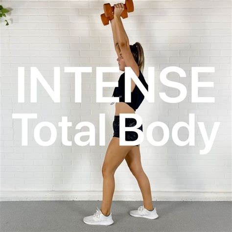 Kaitlin Na Instagramie „intense Total Body Workout With Dumbbells 💪🏼