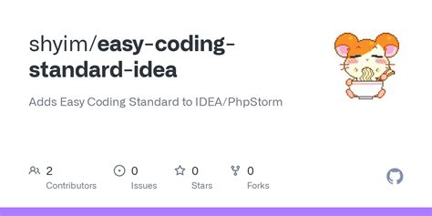 Github Shyimeasy Coding Standard Idea Adds Easy Coding Standard To Ideaphpstorm