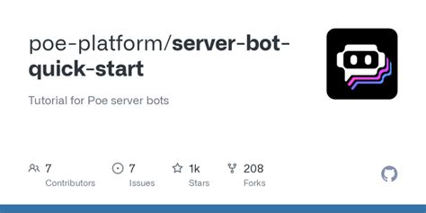 Github Poe Platformapi Bot Tutorial Tutorial For Poe Api Bots Poe