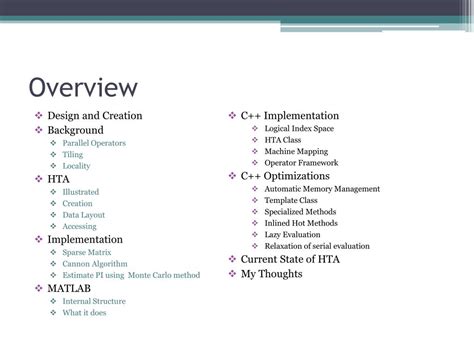 ppt hierarchically tiled arrays powerpoint presentation free