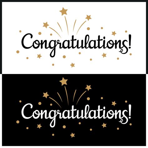 Congratulations Typography Vector Art Icons And Graphics For Free