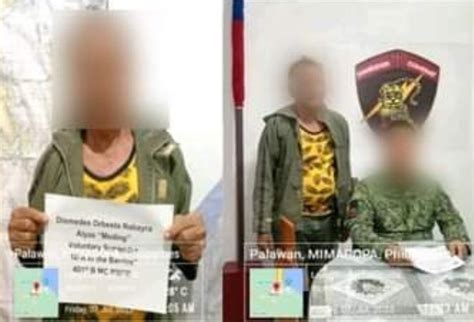 78 Year Old Npa Member Surrenders In Palawan
