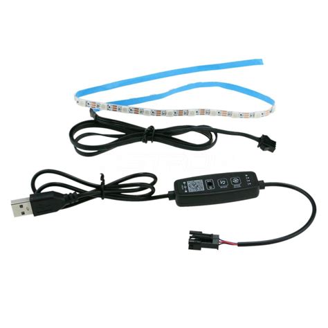 Flexible 5v Addressable Led Strip Kit Usb Powered Remote Pcb 80c