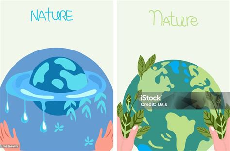 지구를 감싸는 손 환경 관리의 본질을 구현합니다 환경 문제와 지구 보호의 중요성을 나타내는 개념입니다 벡터 감소에 대한 스톡 벡터 아트 및 기타 이미지 Istock