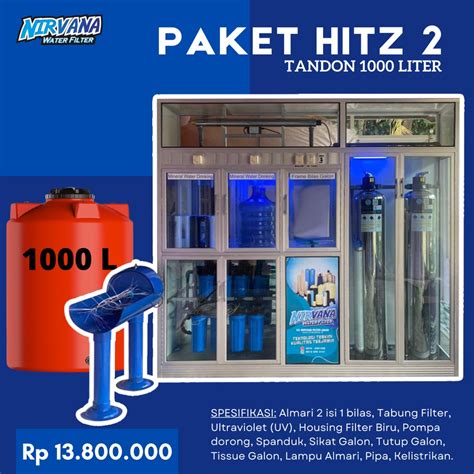 Jual Paket Hitz 2 Tandon 1000l Shopee Indonesia