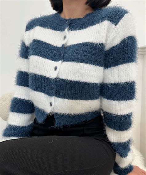 보들보들털빠짐x 단가라 앙고라 크롭 니트 가디건 5컬러 에이블리