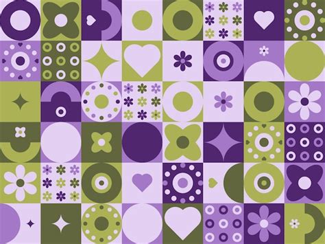 Premium Vector Abstract Shapes Create Seamless Geometric Patterns