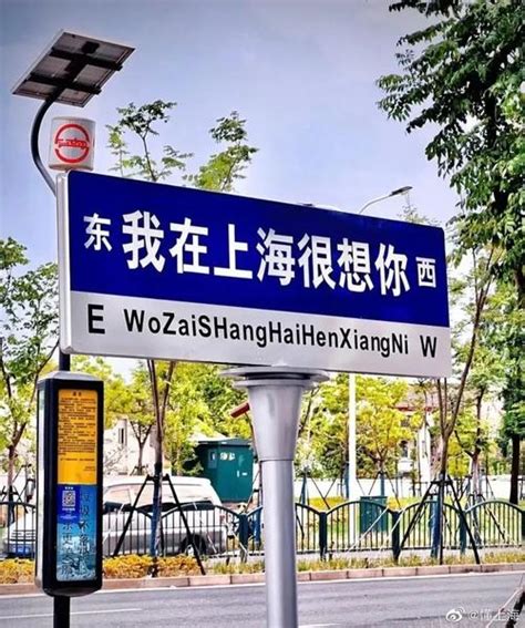 我在上海很想你指示牌火了许多人去打卡拍照原来还不止一块 上海热线