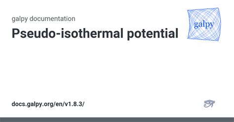 pseudo isothermal potential — galpy v1 8 3 documentation