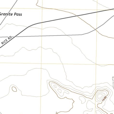 Granite Pass Ca 2021 24000 Scale Map By United States Geological