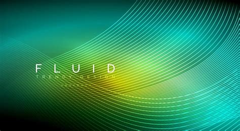 Premium Vector Digital Flowing Wave Particles Abstract Background