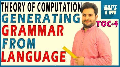 Theory Of Computation Generating Grammar From Language Youtube