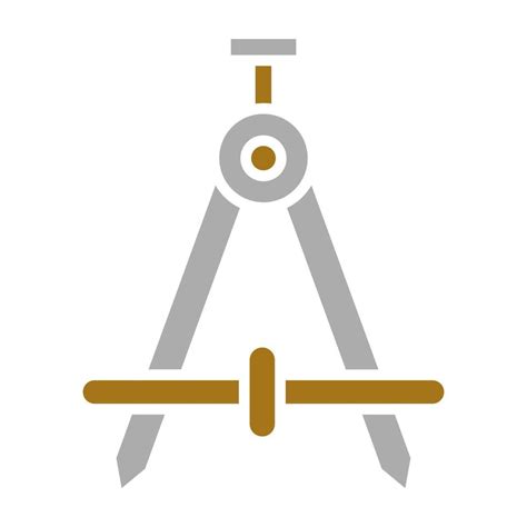 Drawing Compass Vector Icon Style 22491830 Vector Art At Vecteezy