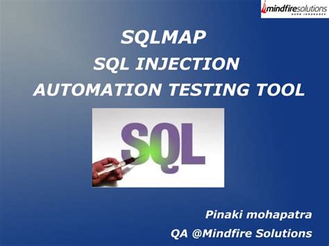 Sqlmap Tool Usage A Heads Up Ppt