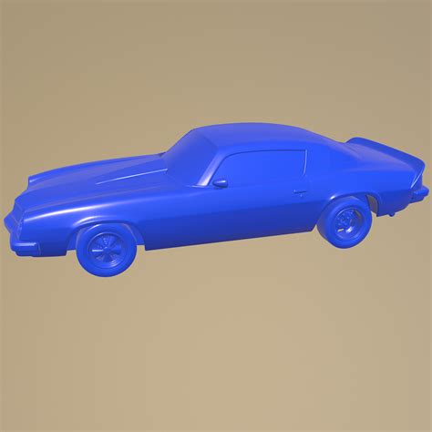 🚙 Chevrolet Camaro 1975 Printable Car In Separate Parts・ Stl File For