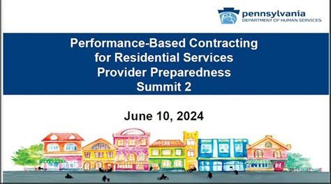 Performance Based Contracting MyODP