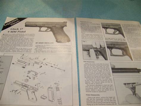 Glock 17 9mm Pistolhistoryexploded Viewlegendassembly 876nn £