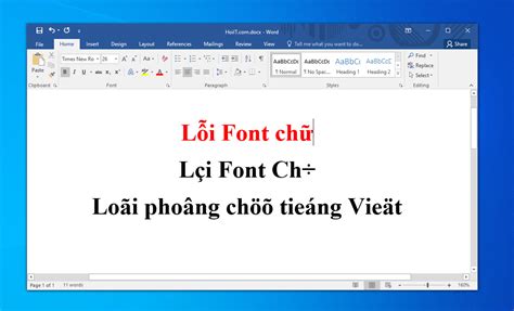 Cách Sửa Lỗi Font Chữ Trong Word Excel Nhanh Chóng