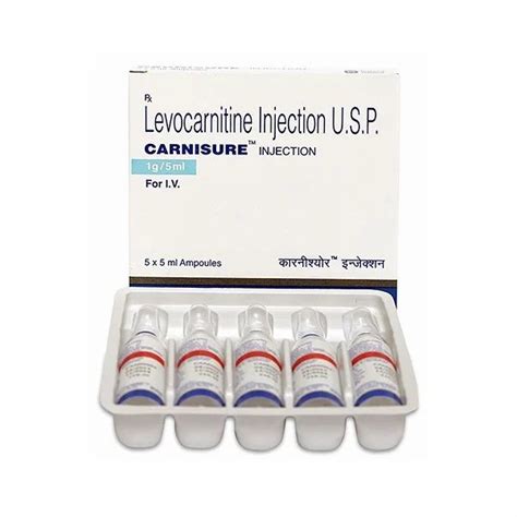 Levocarnitine 200mg Injection At Rs 200 In Surat Id 26331156612