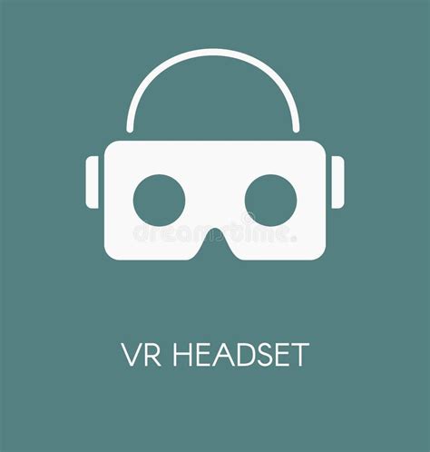 Vr Glasses Headset For Smartphone Vector Illustration Stock Vector Illustration Of Isolated