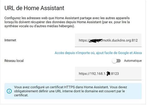 Duckdns Local Access Ok But With Not Secure Warning Configuration Home Assistant Community