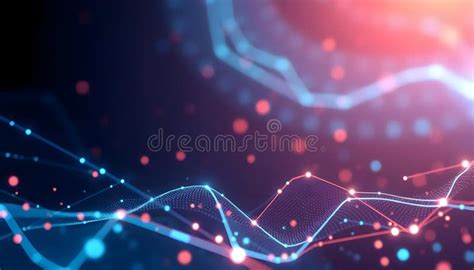 Colorful Abstract Data Representation Displays Connections And Visual