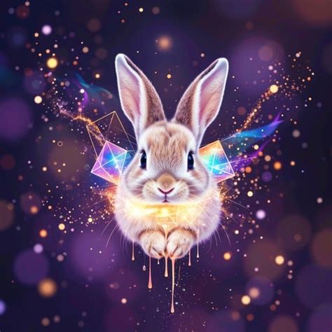 Free Mystical Galaxy Bunny Image Bunny Rabbit Fantasy Download At