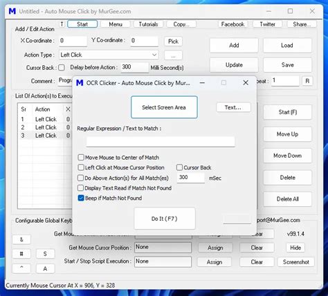 Screenshots Auto Mouse Click By