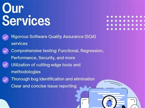 sqa facilities for your applications upwork