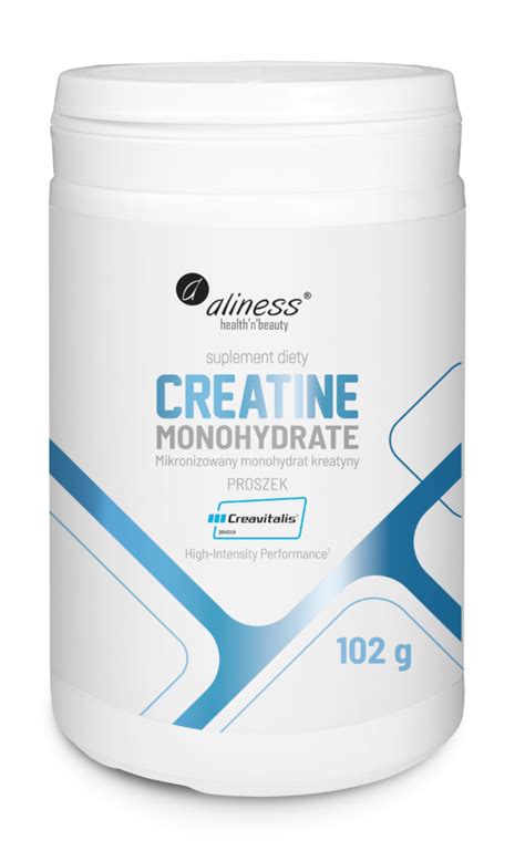 Aliness Creatine Monohydrate Creavitalis® 102 G 30 Porcji Aliness