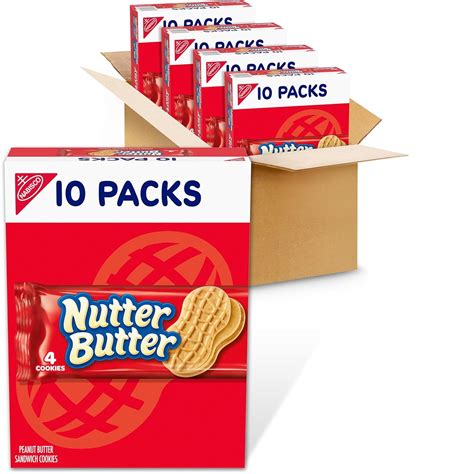 Nutter Butter Peanut Butter Sandwich Cookies 40 Snack