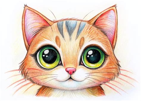 How To Draw A Cute Cat Face Cat Face Drawing How To Draw A Cat Face