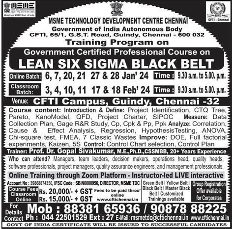 Empowering Futures Msme Technology Development Chennai Announces Lean