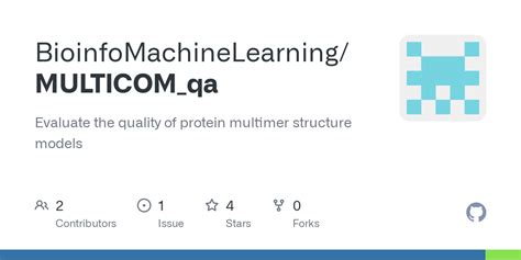 Github Bioinfomachinelearning Multicom Qa Evaluate The Quality Of Protein Multimer Structure