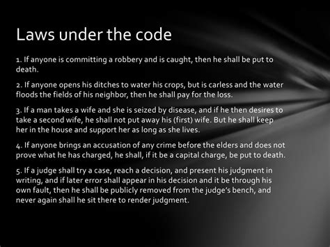 Ppt The Code Of Hammurabi Powerpoint Presentation Free Download Id 2292000