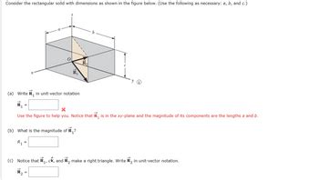Answered Consider The Rectangular Solid With Bartleby