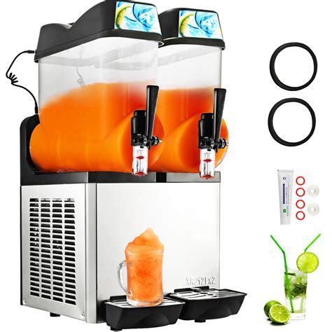 Vevor 12l X 2 Slush Machine Double Bowl Frozen Drink Machine Double Slush Frozen Drink Machine