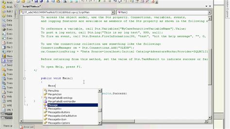 MSBI SSIS WMI Event Watcher Task SSIS Part YouTube