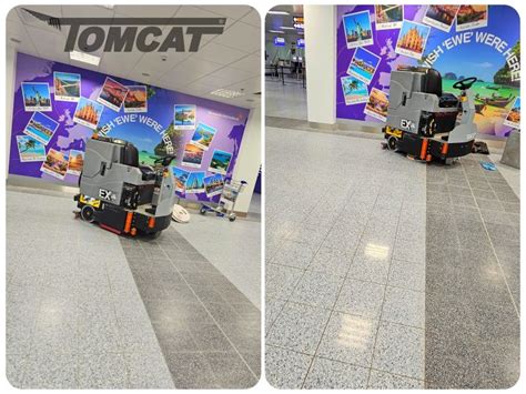 Leon Glasspool On Linkedin Tomcat Airport Terminal Floorcleaning