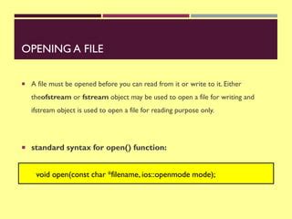 C Files And Streams PPT