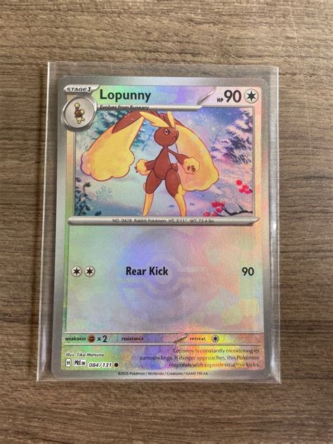 Lopunny Pokemon Card Hobbies And Toys Toys And Games On Carousell