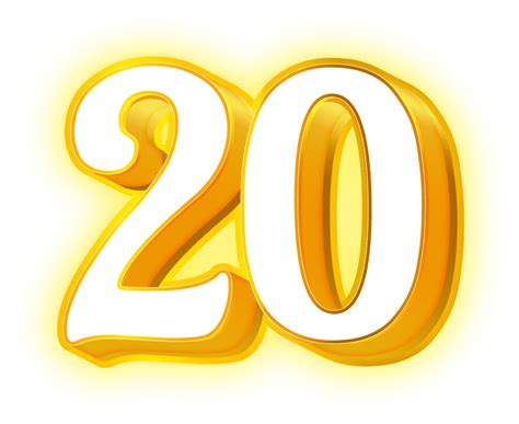 Number 20 Pngs For Free Download