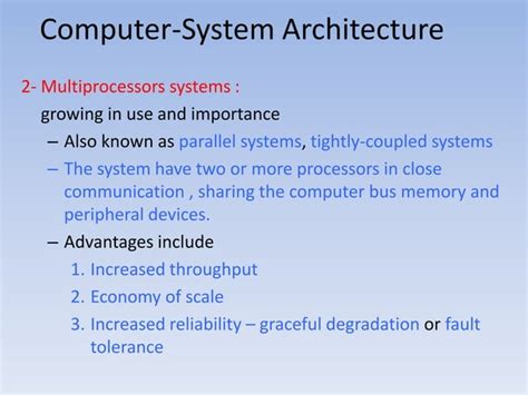 computer system architecture pptx operating systems computer software and applications