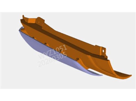 Shacman X5000 Left Spoiler Angle Plate Assembly