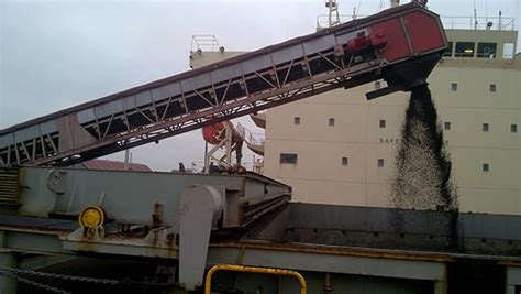 Conveyor System Design For Bargeship Loading Port Stacking And