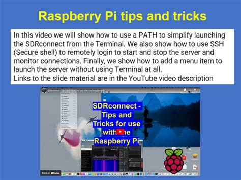 SDRconnect Video Guides SDRplay