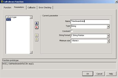 Solved Passing A Pointer Parameter For Dll Ni Community
