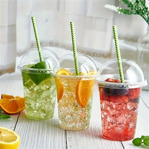 투명 플라스틱 컵 뚜껑 포함 파르페 컵 돔 뚜껑 포함25개 세트 디저트 컵 돔 뚜껑 포함구멍 없음 푸딩컵케이크음료용 일회용 파티 컵 뚜껑 포함 In 2024