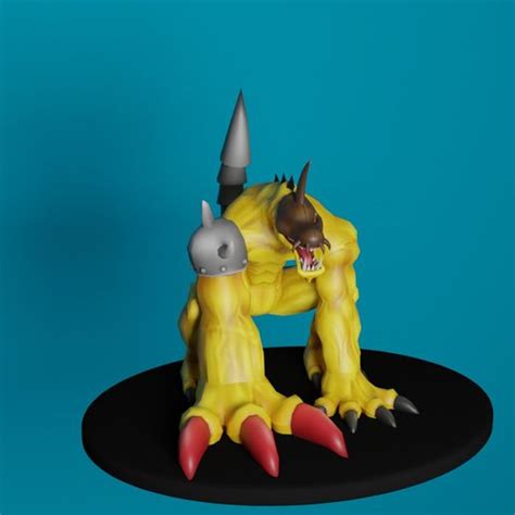 Download Stl File Digimon Cyclonemon • 3d Printable Model ・ Cults